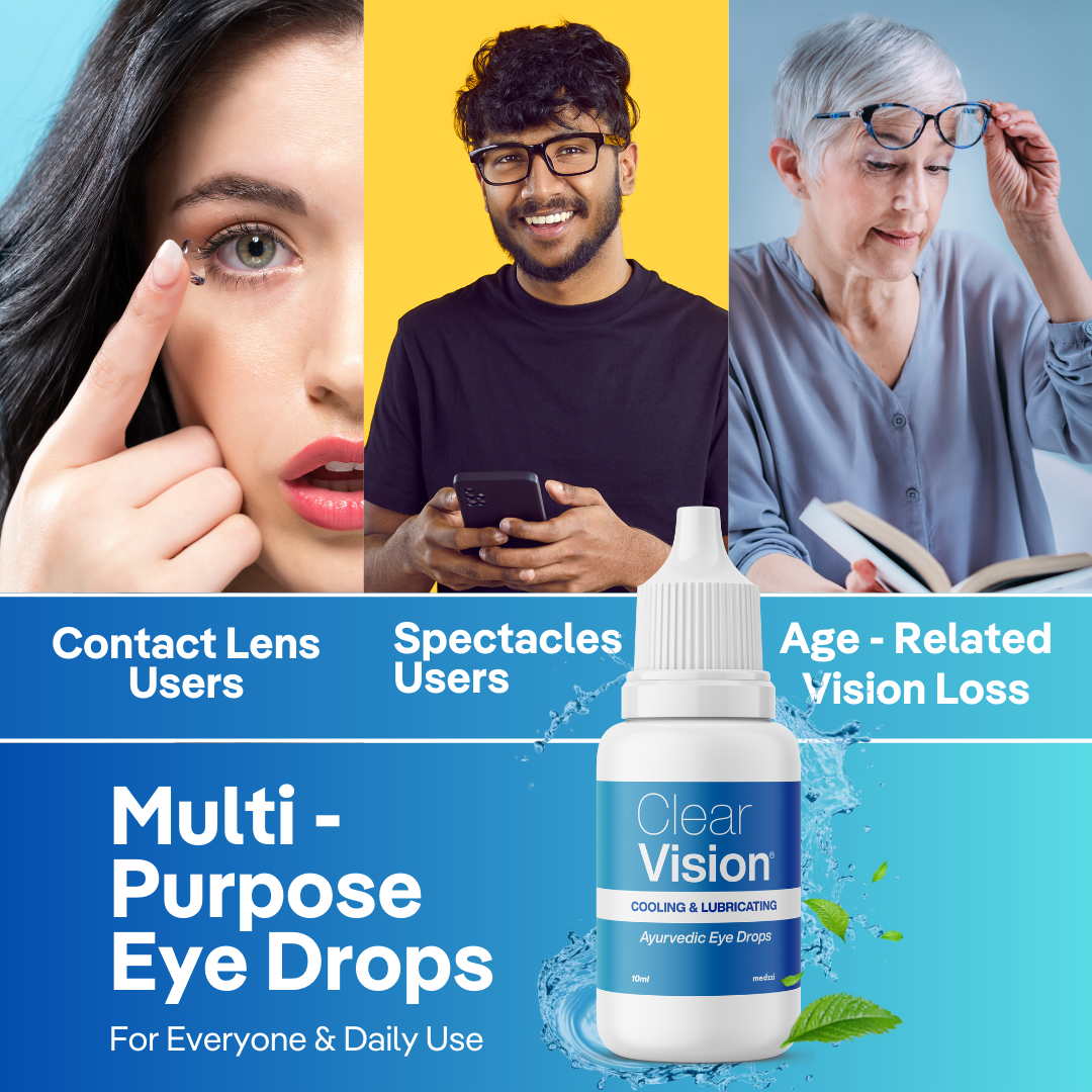 Clear Vision Eye Drops 10ml | medzzi Ayurvedic Eye Drops – Medzzi