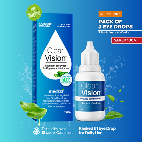 Clear Vision Eye Drops 10ml | medzzi Ayurvedic Eye Drops – Medzzi